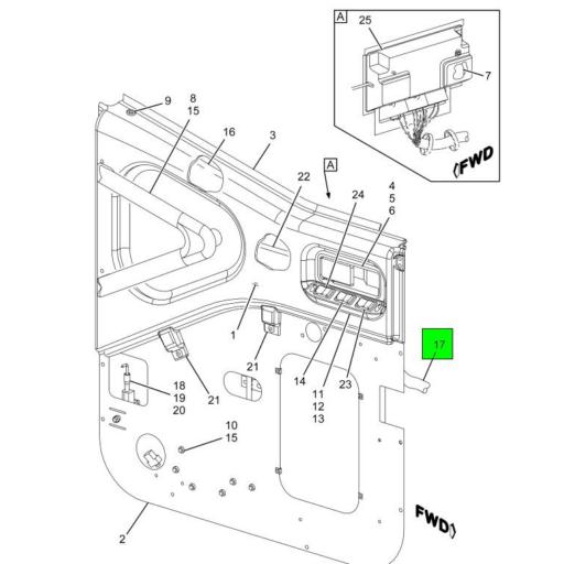 3536497C96 Navistar International | Electrical Body Accessory Door ...