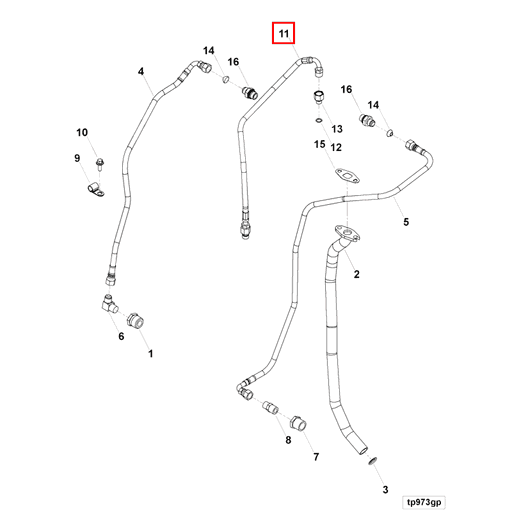 3909548 Cummins | Flexible Hose | Source One Parts Center