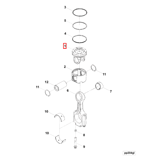 3103753 Cummins | Piston Top | Source One Parts Center