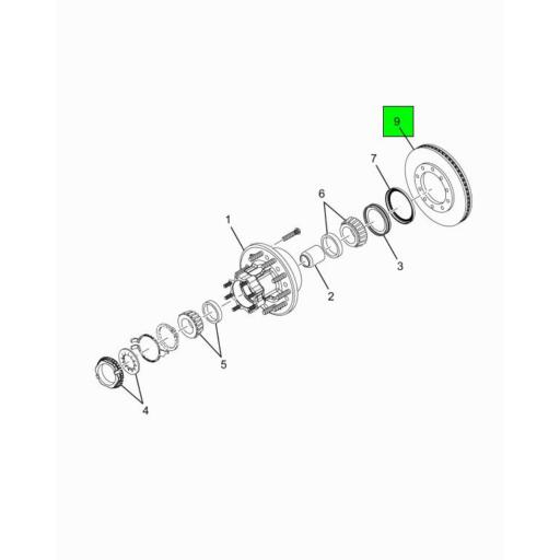 2522772C91 Navistar International | Brake Rotor Kit | Source One Parts ...