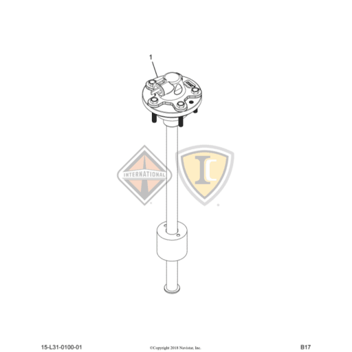 6132734C91 Navistar International | Fuel Sender Gauge 23 in 33-240 Ohm ...
