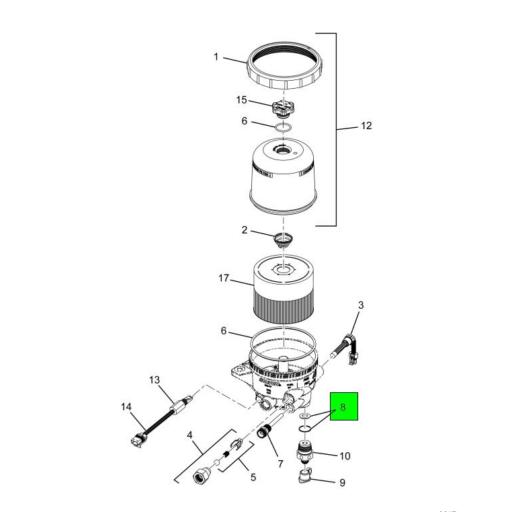 2517052C1 Navistar International | Drain Valve Seal Kit | Source One ...