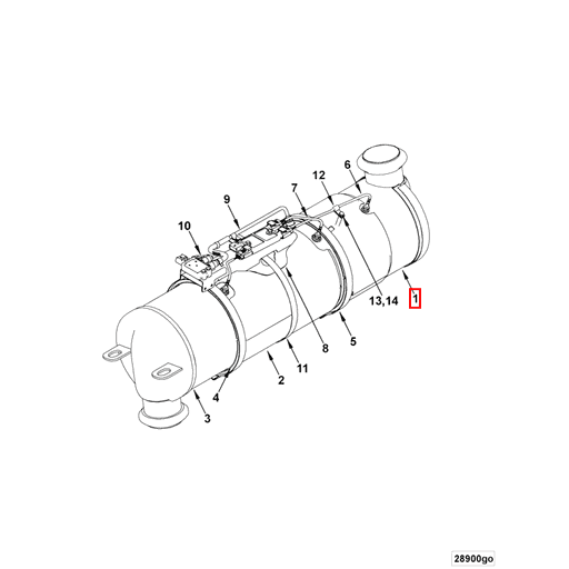 2880289 Cummins | Inlet Catalyst Module | Source One Parts Center