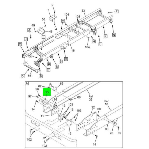 1688963C1 Navistar International | Hook Tow | Source One Parts Center