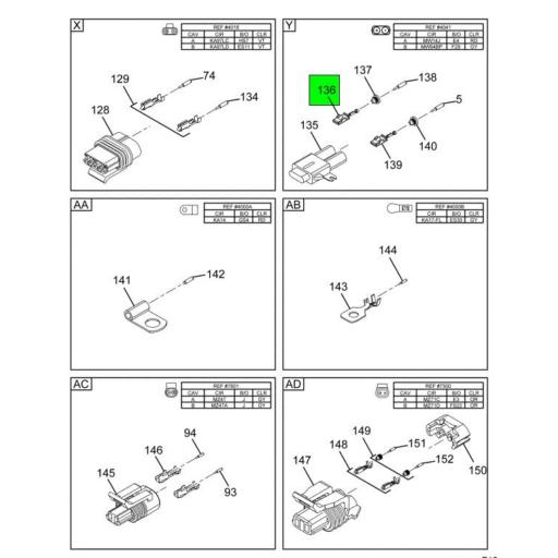 2506131C1 Navistar International | Cable Terminal 6 in Lead | Source ...