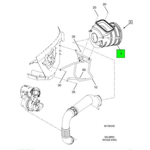 3765521C91 Navistar International | Air Dry Type Cleaner Assembly ...
