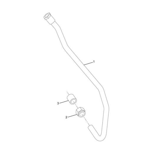 3848280C91 Navistar International | Fluid Return Pipe Assembly ISX ...