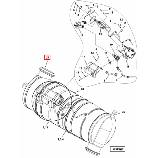 5300780CUM Kenworth | Aftertreatment Outlet Module | Source One Parts ...