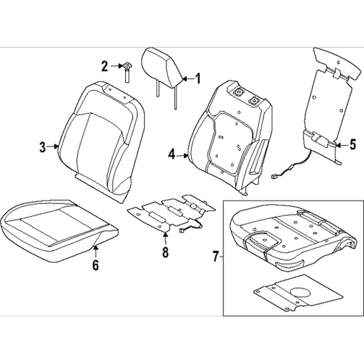 N1WZ14D696R Ford | Heater Seat Element | Source One Parts Center