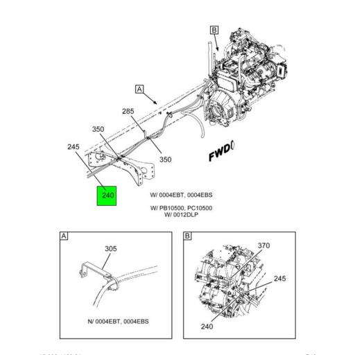 4110545C2 Navistar International | Fuel Line Tube Assembly 3/8 in ...