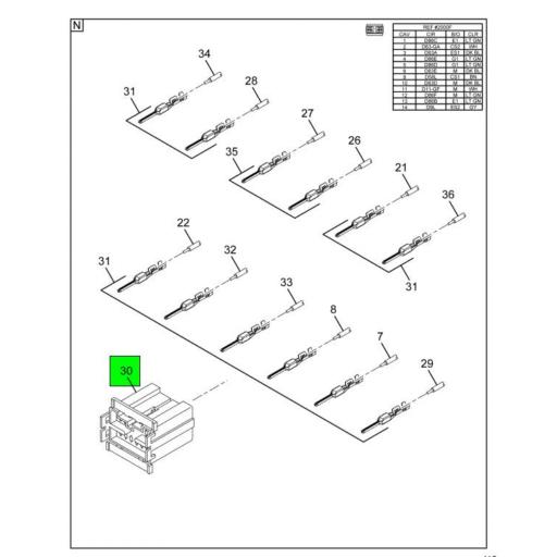 3544689C1 Navistar International | CONNECTOR BODY 14 WAY MALE | Source ...
