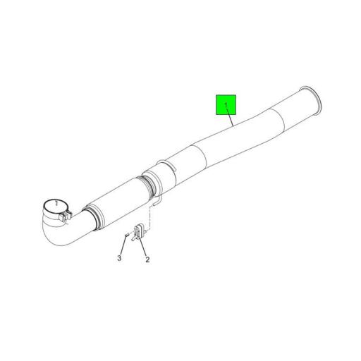 3684266C3 Navistar International | Pipe Intermediate Pre-Aftertreatment ...