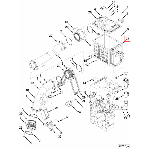 4015364 Cummins | Charge Air Cooler | Source One Parts Center