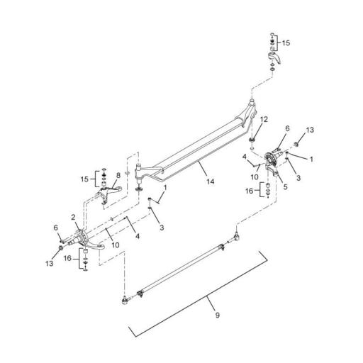 H68997004 Navistar International | Front Axle 12K Long Wheelbase Mono ...