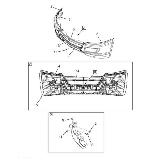 4061879C93 Navistar International | Bumper MIC with Bright Finish ...