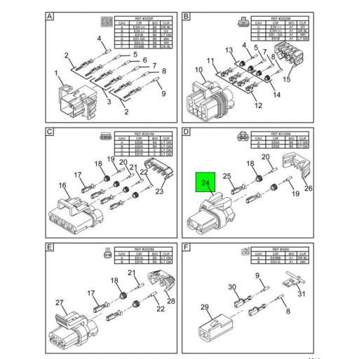 3534424C1 Navistar International | 2-Way Female Body Connector | Source ...