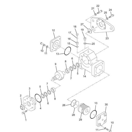 1663632C91 Navistar International | Pitman Arm Retainer Kit | Source ...