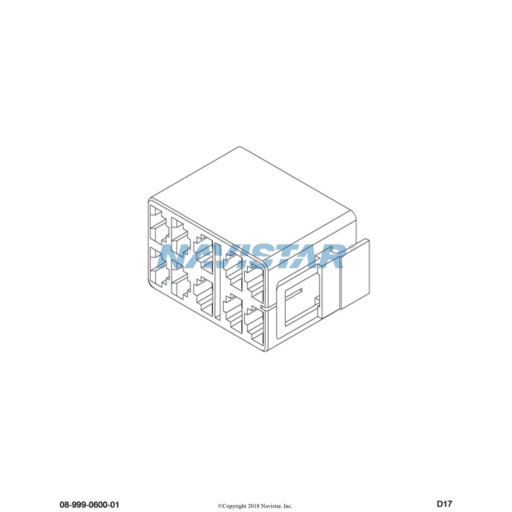 2206672C1 Navistar International | Blue 10-Way Connector Switch Body ...