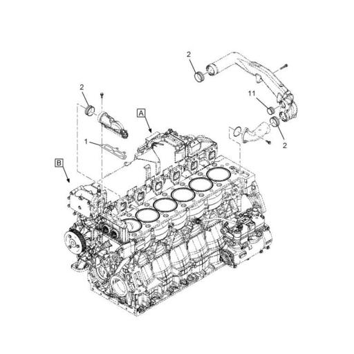 2511089C91 Navistar International | EGR Module Assembly Kit Low ...