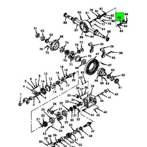 596601C91 Navistar International | Oil Seal Output R145 160 164 ...