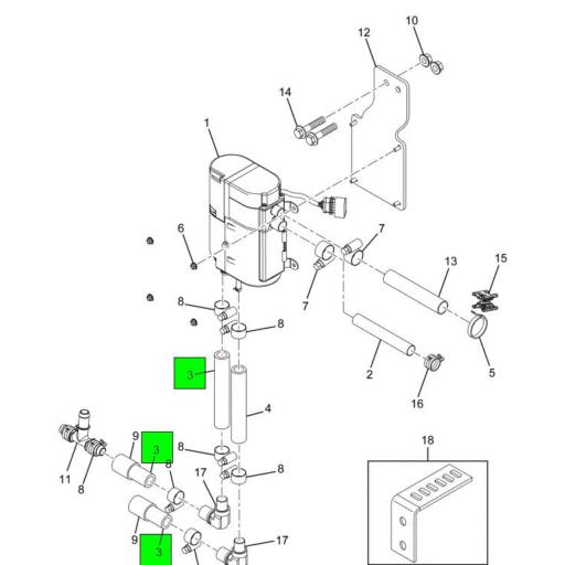 2643486R1 Navistar International | Heater Hose 3/4 in ID | Source One ...