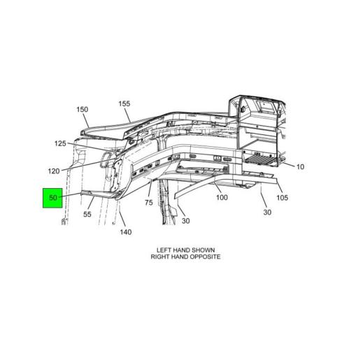 3741205C91 Navistar International | Lower Fascia Panel Left-Hand ...