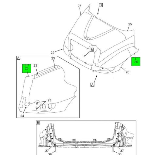 3554856C1 Navistar International | Left-Hand Hood Side Panel | Source ...