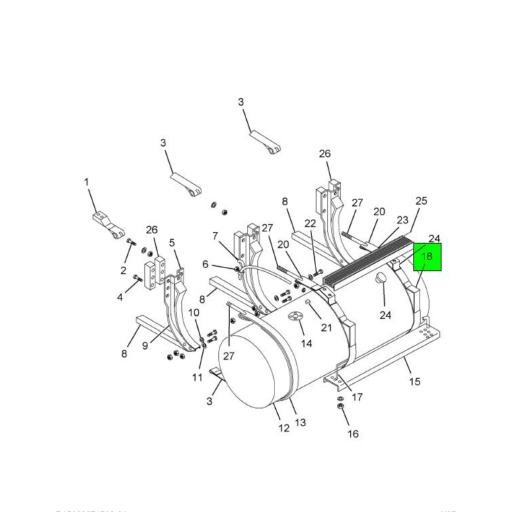 1647238C1 Navistar International | STEP FUEL TANK | Source One Parts Center