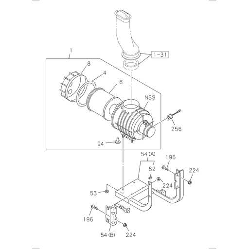 8-97093-694-0 Isuzu | Vacuator Valve | Source One Parts Center