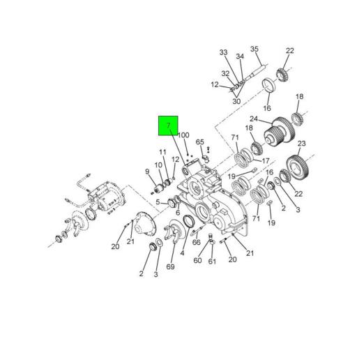 2597886C1 Navistar International | Rear Transfer Case Cover | Source ...
