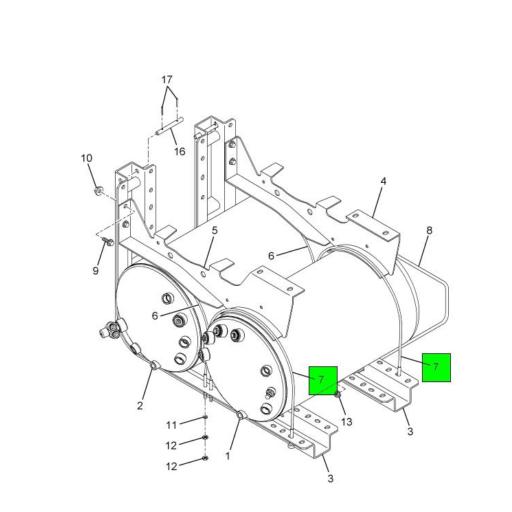 1620233C1 Navistar International | Air Tank Mounting Cable | Source One ...