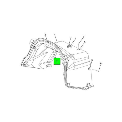 3587523C2 Navistar International | Cab Engine Cover Insulator | Source ...