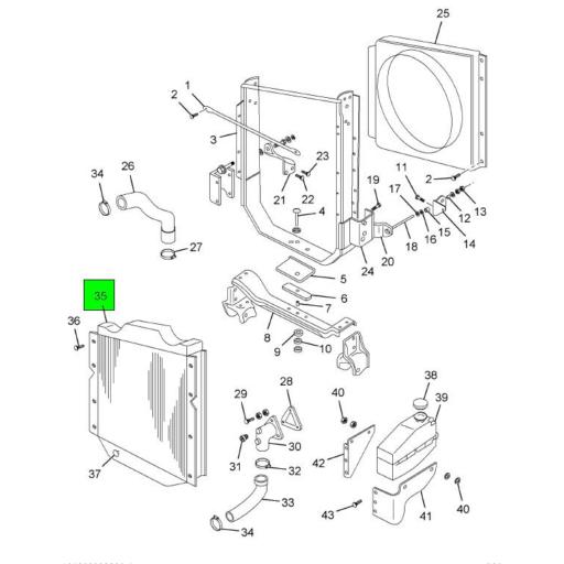 1616363C91 Navistar International | Radiator Assembly | Source One ...