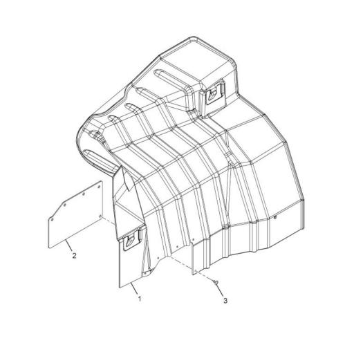 3584137C2 Navistar International | Splash Front Fender Panel Assembly ...