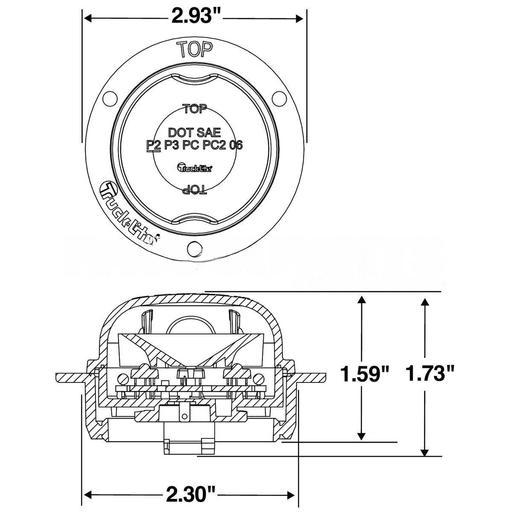 30379RTLT Kenworth | High Model 30 LED Marker Lamp | Source One Parts ...