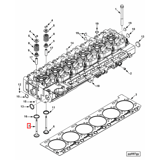 3970727 Cummins | Intake Valve | Source One Parts Center