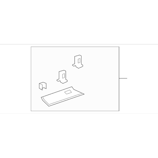 LJ7Z7831011AY Ford | Interior Quarter Panel Trim Insert Roof Side ...
