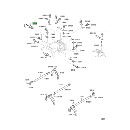 MC854708 Mitsubishi FUSO | Manual Transmission Gearshift Backup Lamp ...