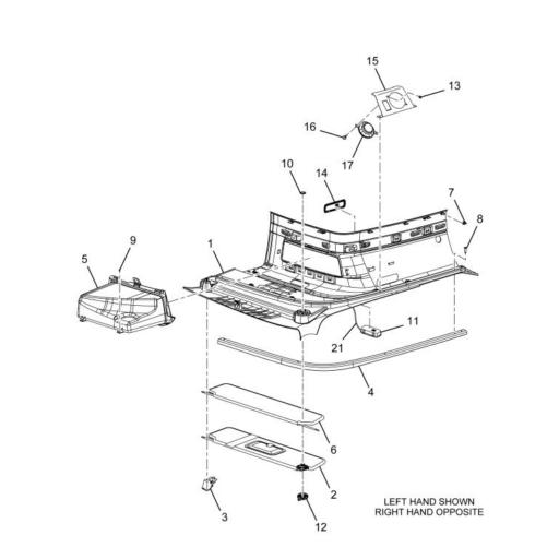3768581C93 Navistar International | PANEL LOWER FASCIA ASSEMBLY W/TRACK ...