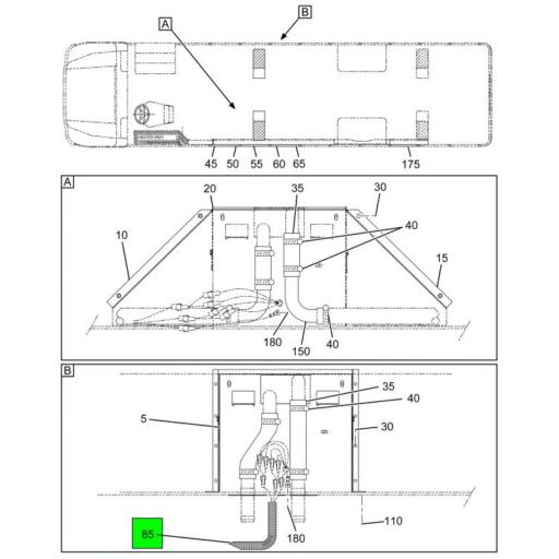 2235380C91 Navistar International | Left Auxiliary Heater Harness 1 ...