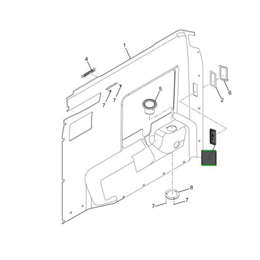 3529263C1 Navistar International | Panel Register Grille | Source One ...