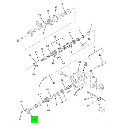 1670299C1 Navistar International | Drive Pin Gear Bearing Cage Cover ...