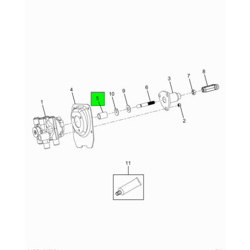 6712663C1 Navistar International | Brake Control Valve Plunger | Source ...