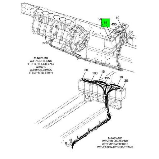 3858394C92 Navistar International | Battery Interconnect Cable Non ...