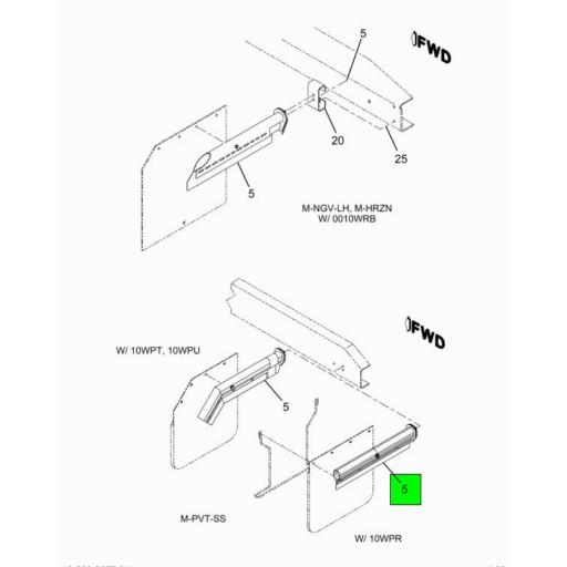3593170C92 Navistar International | Mud Flap Support Right 45 Degree ...