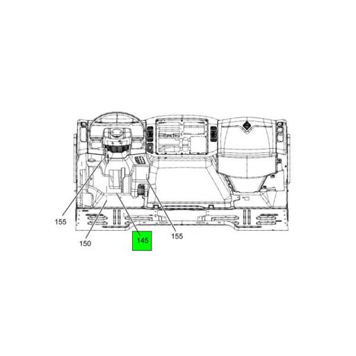3619226C4 Navistar International | Dash Panel Closeout Assembly with ...
