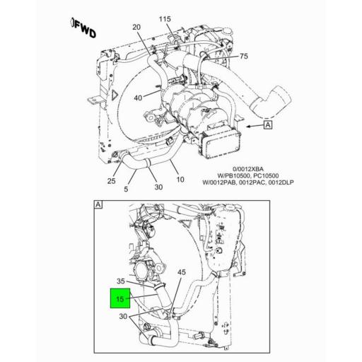 4243139C1 Navistar International | Radiator Outlet Hose | Source One ...