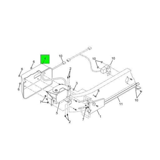 448048101 IC Bus | Rear Crossing Gate Motor Cover | Source One Parts Center