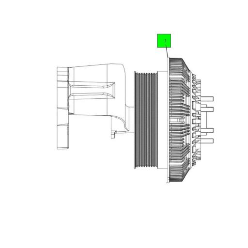 HOR99A8240-2 Navistar International | Drive Fan Mounting Assembly ...