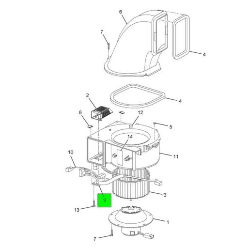 2500918C1 Navistar International | 3-Speed 12-Volt Resistor | Source ...